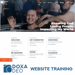 Doxa Deo Website Training – Doxa Deo Staff Training